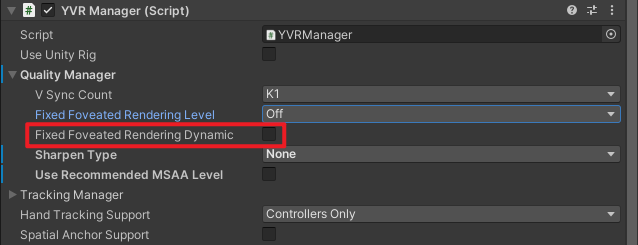 Fixed Foveated Rendering | YVR Developer