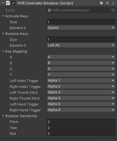 HMD/Controller Emulator | YVR Developer