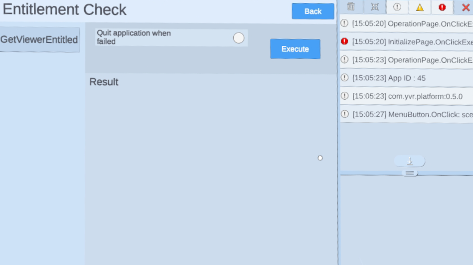 Entitlement Check | YVR Developer